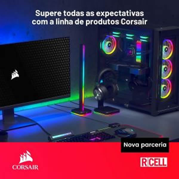 Rcell é a nova distribuidora oficial da Corsair no Brasil